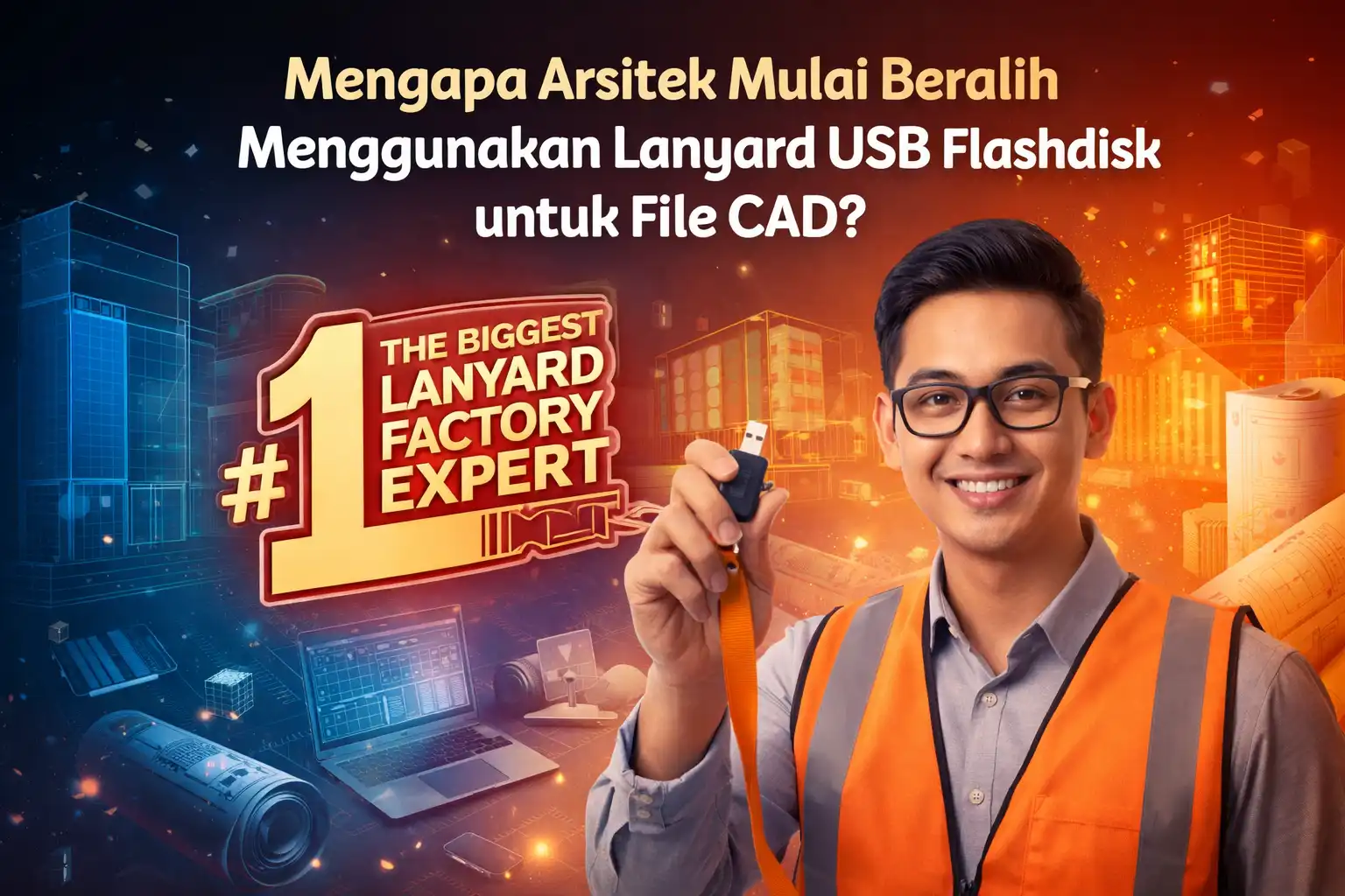 Mengapa Arsitek Mulai Beralih Menggunakan Lanyard USB Flashdisk untuk ...